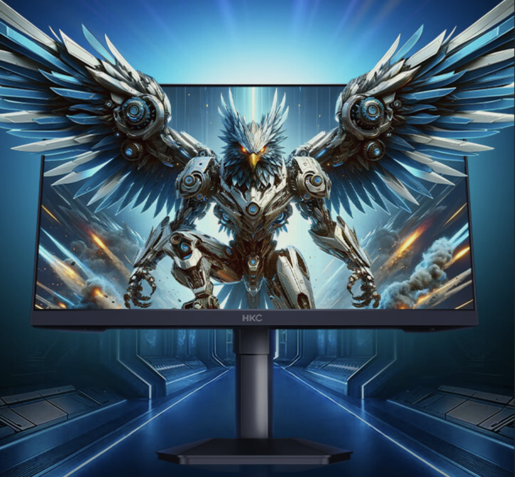 This New HKC G25H4 Gaming Monitor has a WQHD Panel with 240Hz Refresh Rate, 1ms Response Time ...